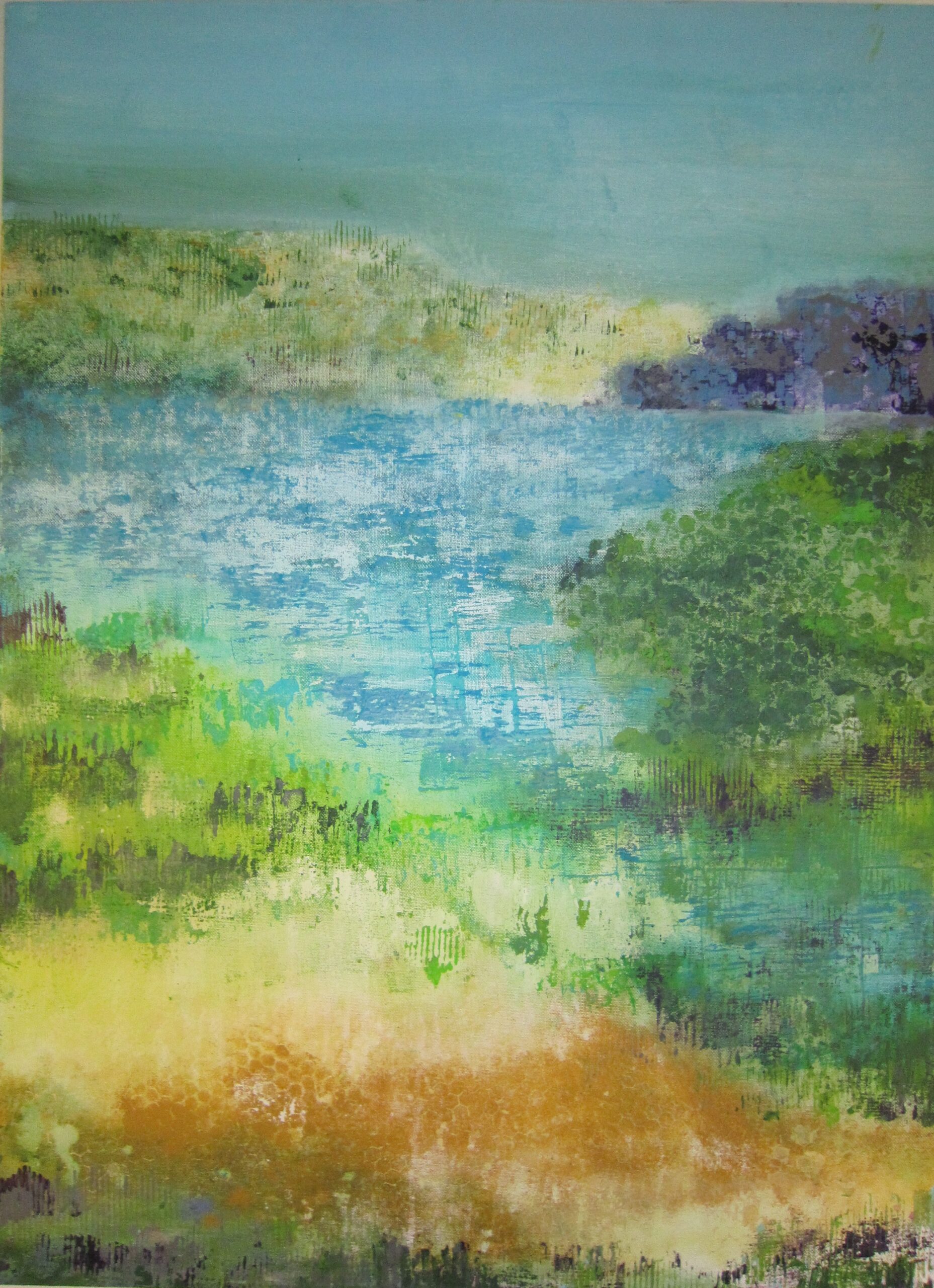 "The Beauty in Simplicity" 80 x 60 2400 kr. - Rita Ravnholt Maleri